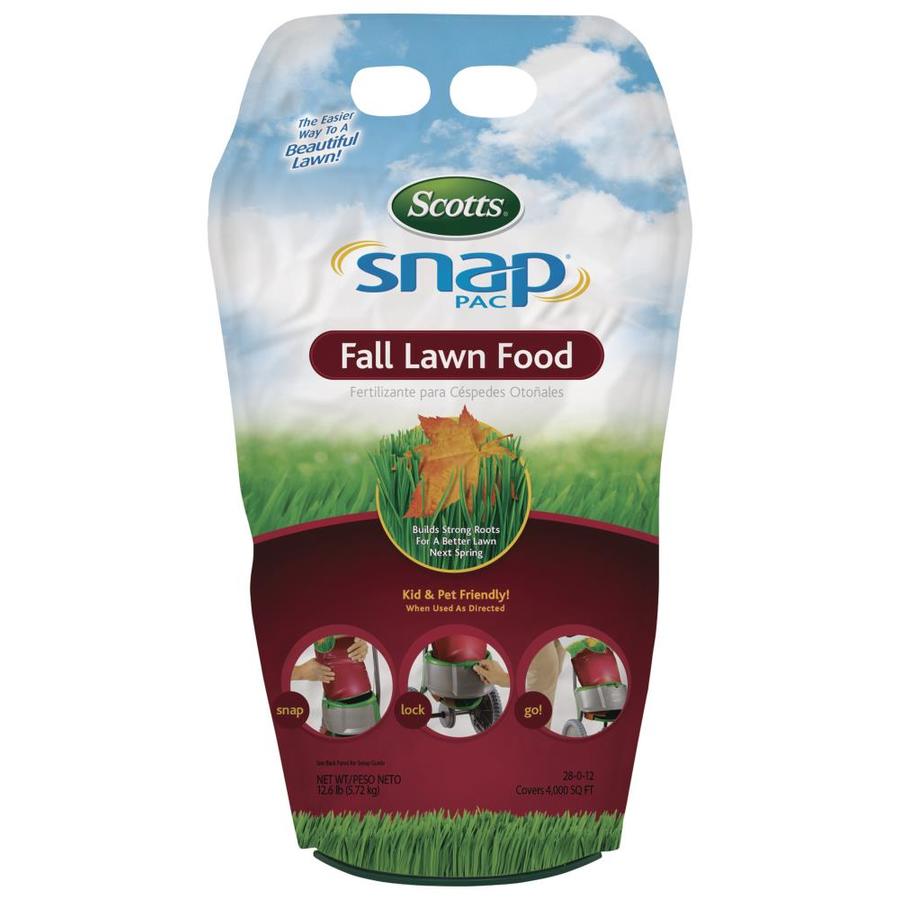 Scotts Snap Pac Fall 12.6-lb 4000-sq ft 28-0-12 Lawn Fertilizer at ...