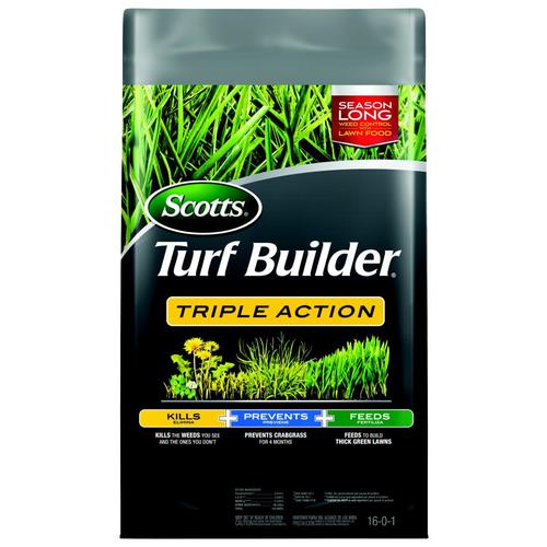Scotts Turf Builder Triple Action 20-lb 4000-sq ft 16-1 Weed & Feed in ...