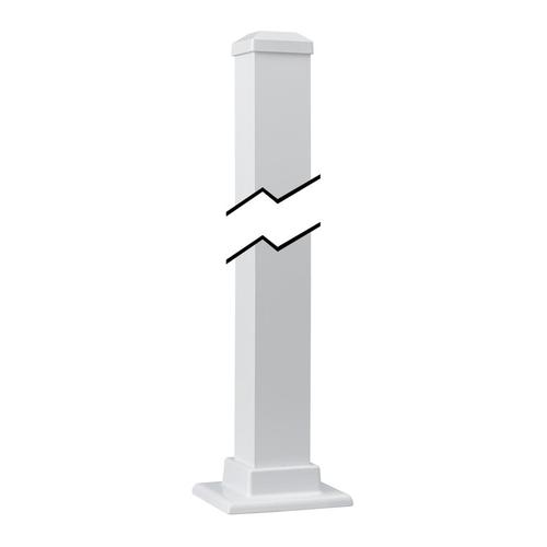 Gilpin 2-1/2-in x 2-1/2-in x 3-1/4-ft Summit White Aluminum Deck Post ...