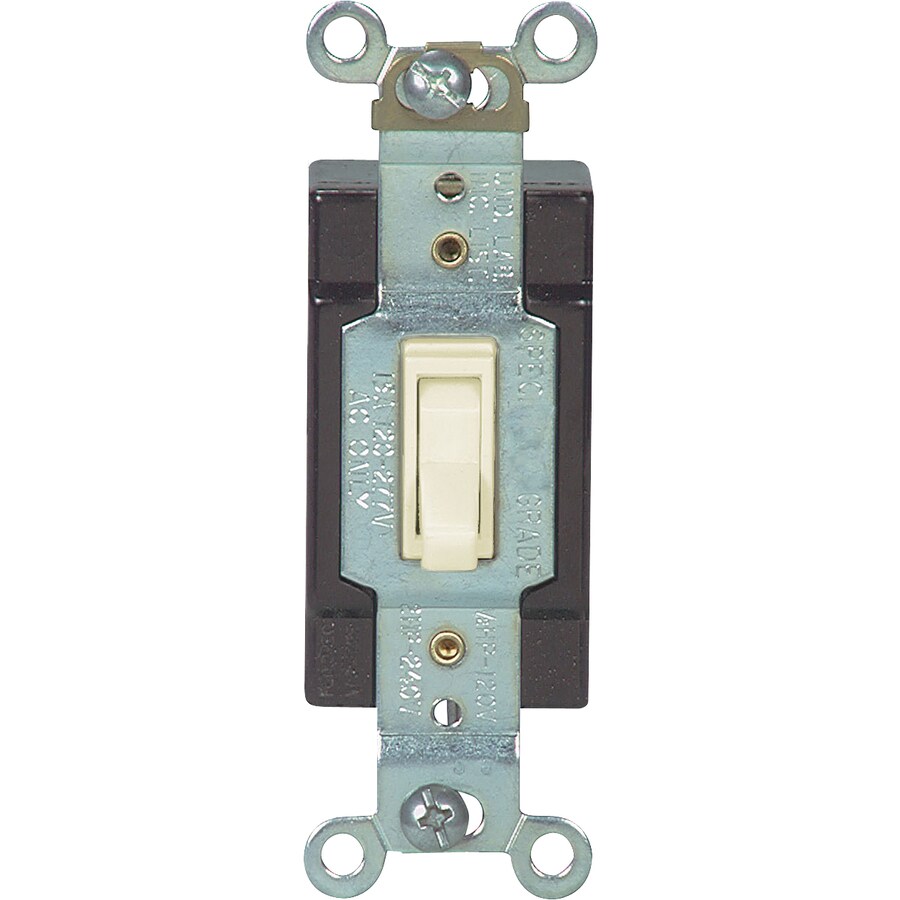 Eaton 15-Amp 4-Way Toggle Light Switch, Ivory at Lowes.com