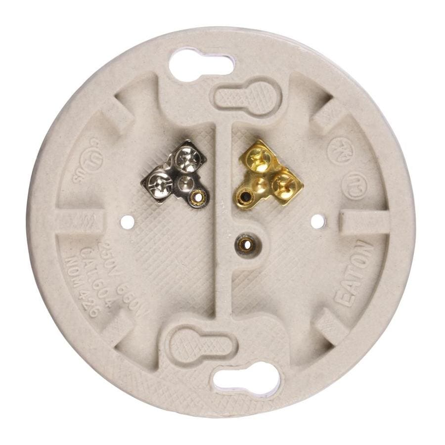 Eaton White Ceiling Socket at Lowes.com