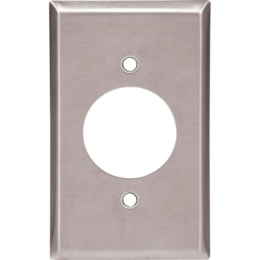 Cooper Wiring Devices Stainless Steel Wallplate at Lowes.com