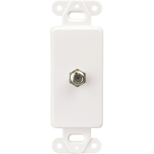 Eaton Plastic F-Type Coax Wall Jack in the Audio & Video Wall Jacks ...