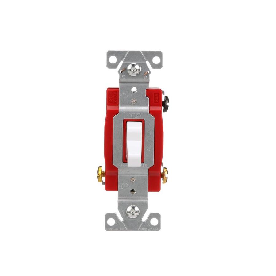 Eaton 3-Way White LED Toggle Light Switch in the Light Switches ...
