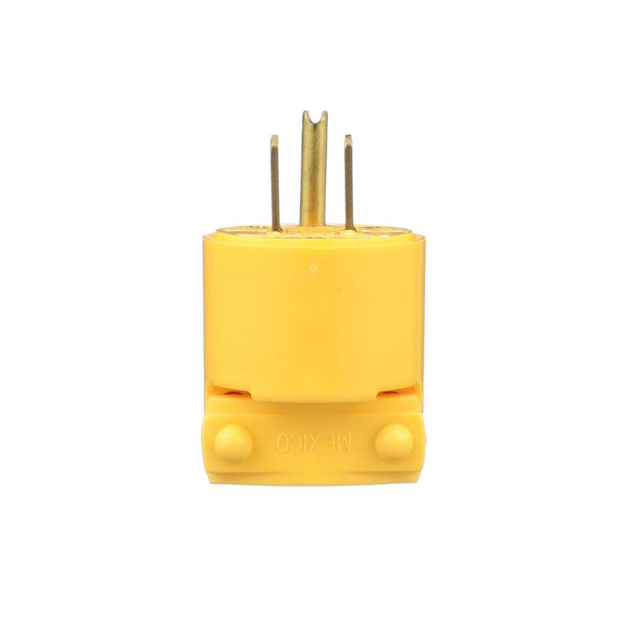 Eaton 15-Amp 125-Volt Heavy-Duty NEMA 5-15 Straight Plug in the Plugs ...
