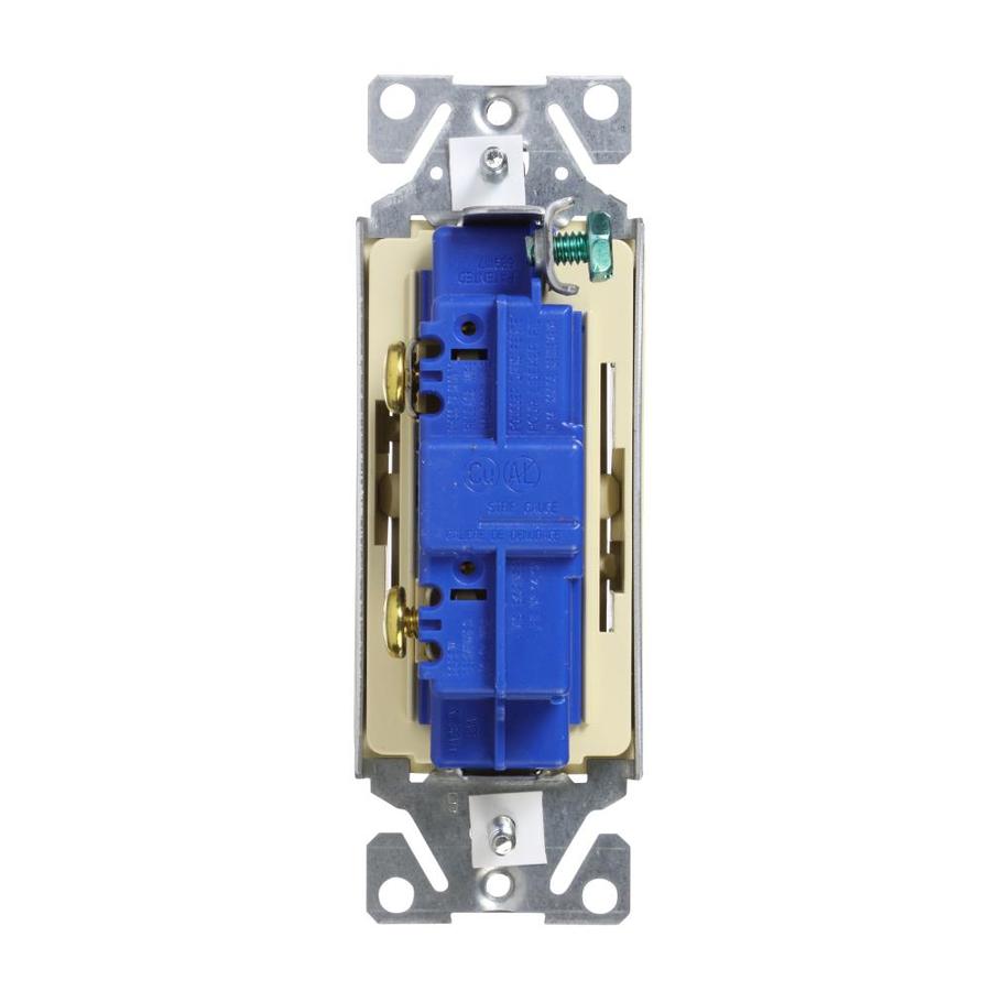 Eaton 15-Amp Single-Pole Ivory Rocker Light Switch in the Light ...