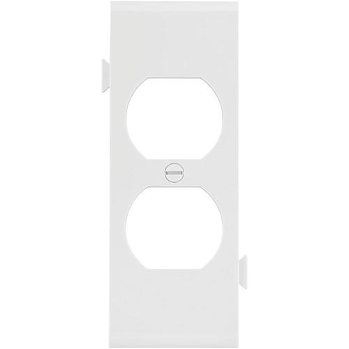 Eaton 1-Gang White Duplex Midsize Wall Plate in the Wall Plates ...