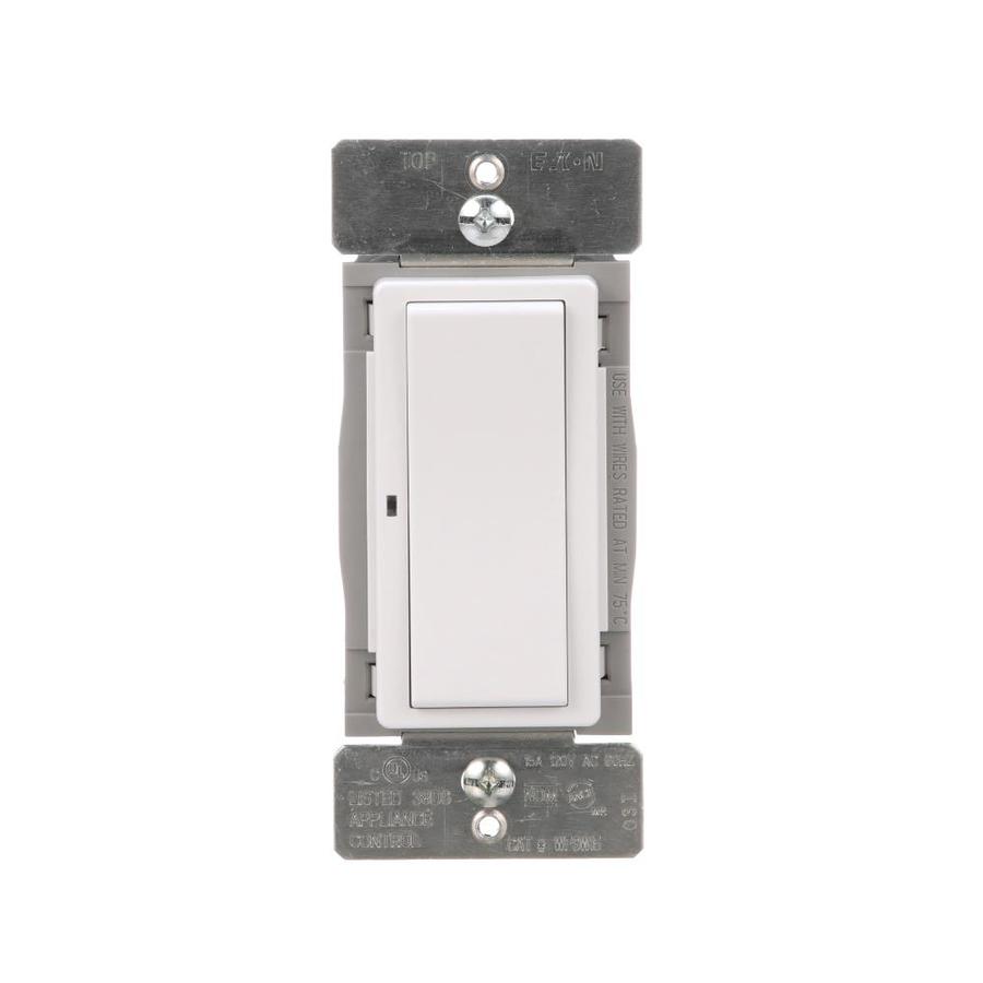 Eaton Wi-Fi Smart 15-Amp Single-Pole/3-Way White, Ivory, Light Almond ...