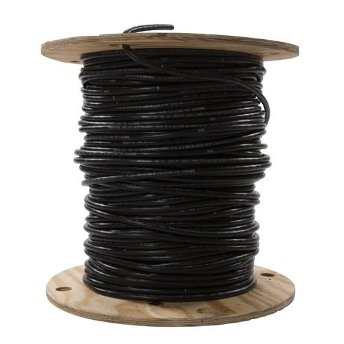Southwire SIMpull 500-ft 2-AWG Aluminum Stranded Black XHHW Wire (By ...
