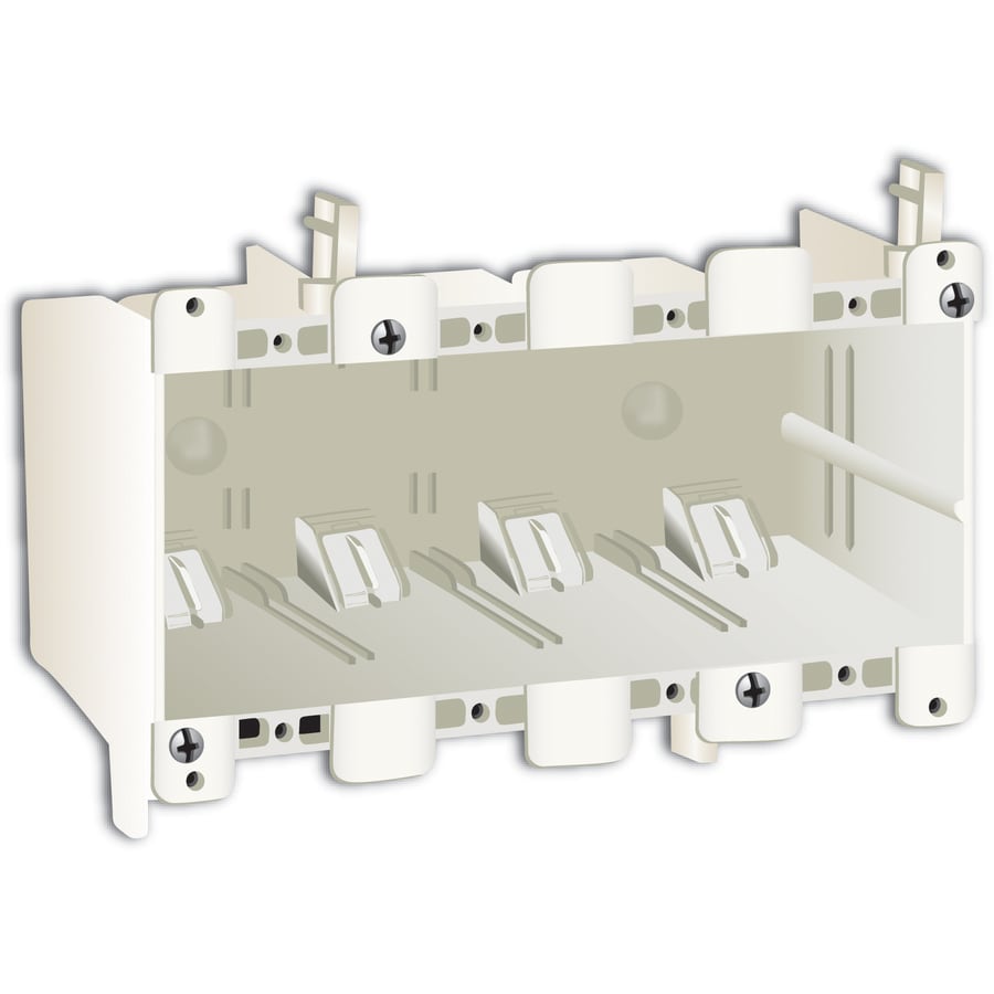 4-Gang Plastic Old Electrical Box at Lowes.com