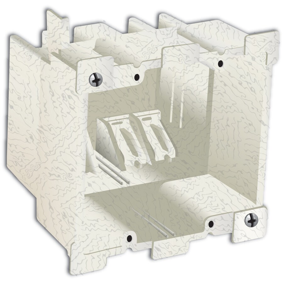 2-Gang Plastic Old Electrical Box at Lowes.com