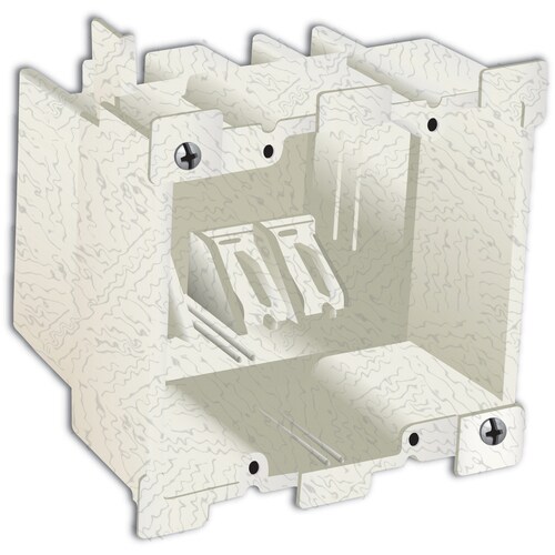 34-cu in 2-Gang Plastic Old Work Wall Electrical Box in the Electrical ...