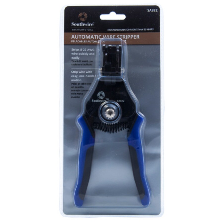 Southwire 8-22 AWG Automatic Wire Strippers in the Wire Strippers ...