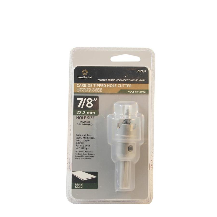 Southwire 1/4-in x 3-1/4-in Carbide Steel Pilot Bit in the Hole Saw ...