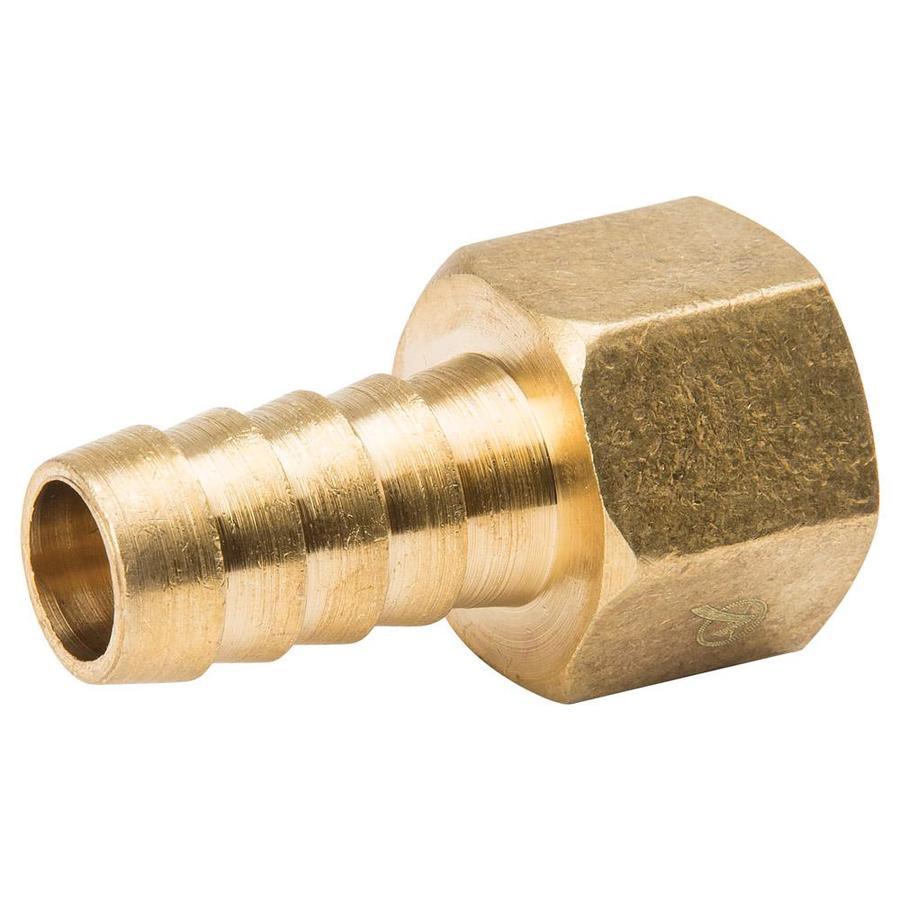 B&K 1/2-in x 1/2-in dia Barbed Barb x FIP Adapter Fitting in the Brass ...