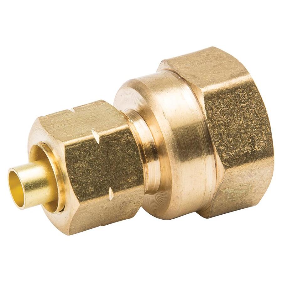B&K 3/8-in x 1/2-in dia Compression x FIP Adapter Coupling Fitting in ...