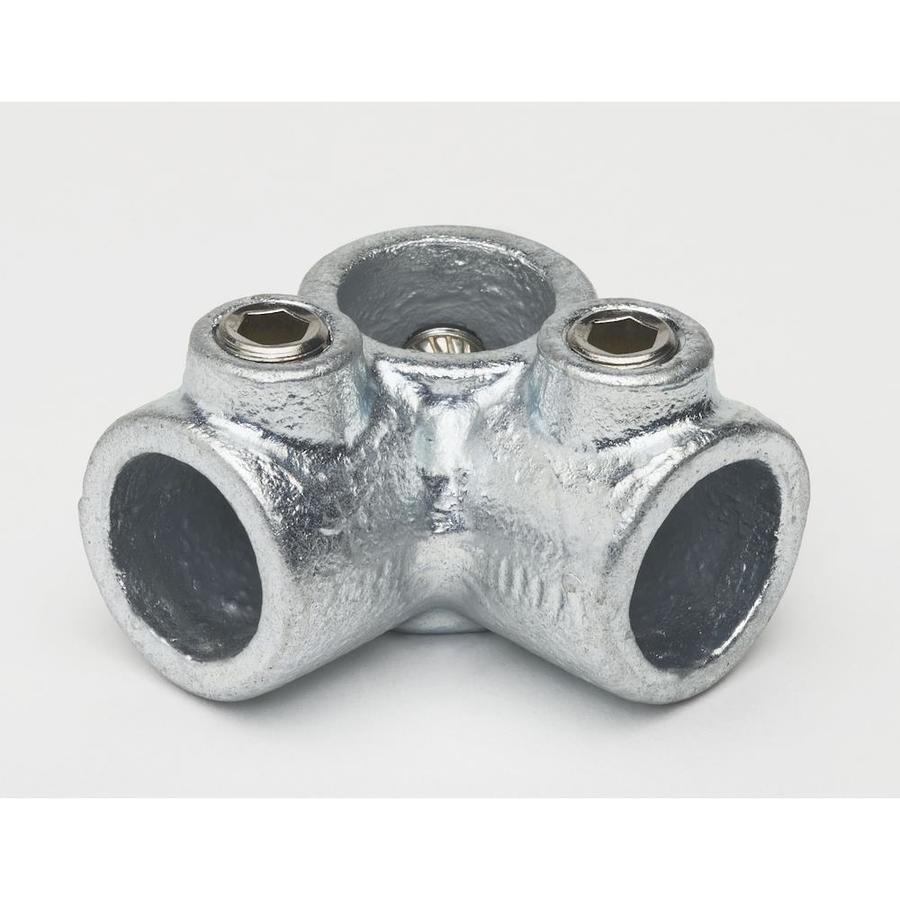 SteelTek 3/8-in 90-Degree Silver Galvanized Steel Structural Pipe ...