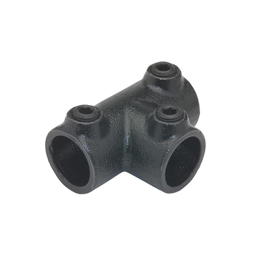 SteelTek 3/4-in x 90-Degree Silver Black Steel Structural Pipe Fitting ...