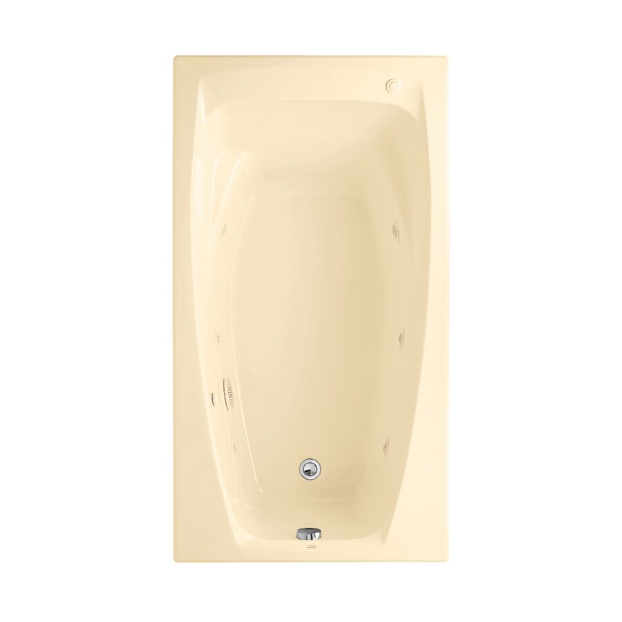 American Standard Bone Acrylic Drop-In Jetted Whirlpool Tub at Lowes.com