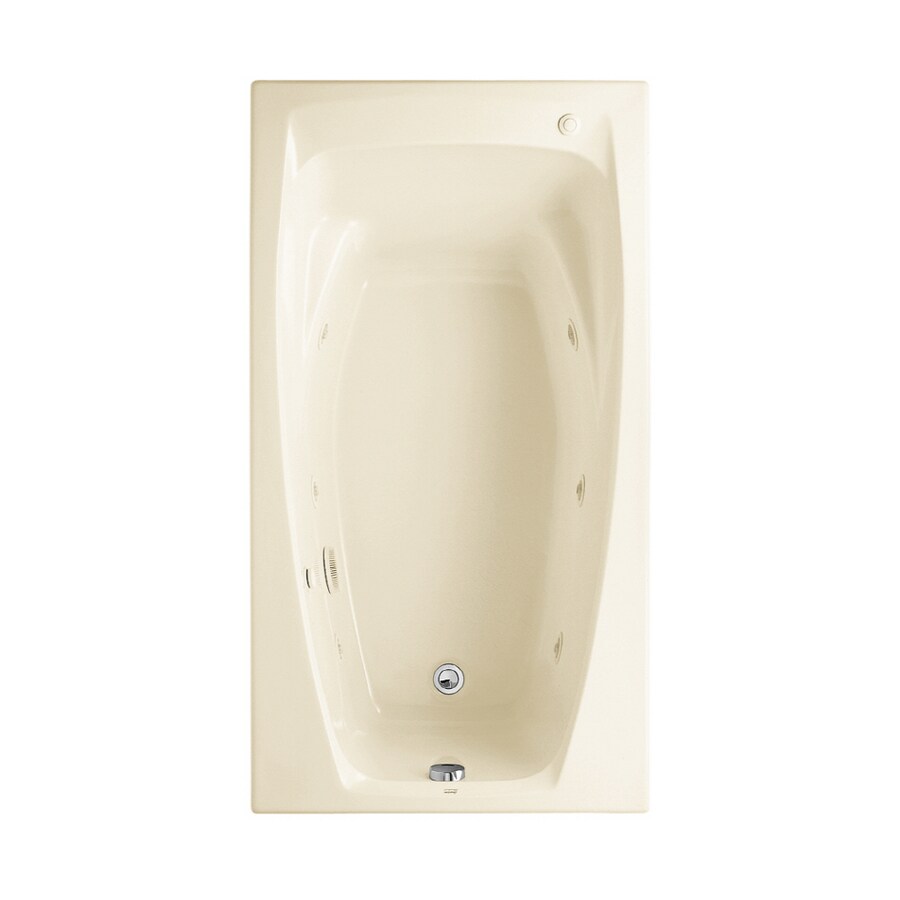 American Standard Linen Acrylic Drop-In Jetted Whirlpool Tub at Lowes.com