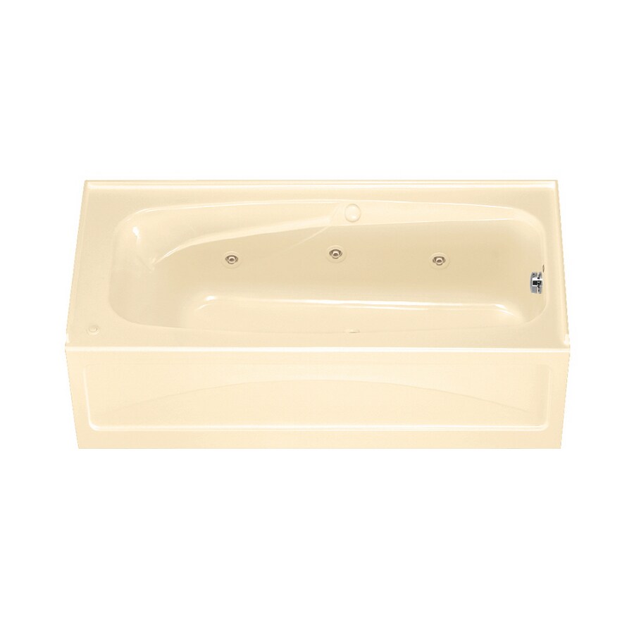 American Standard Bone Acrylic Skirted Jetted Whirlpool Tub at Lowes.com