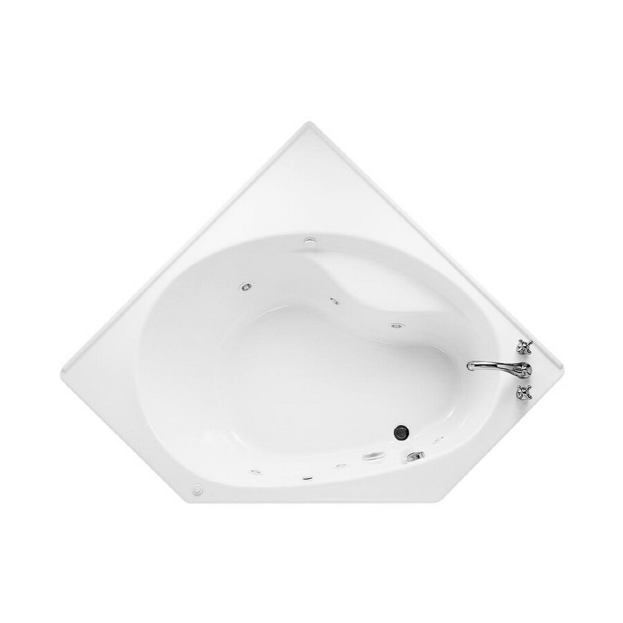 American Standard Arctic White Acrylic Drop-In Jetted Whirlpool Tub at ...