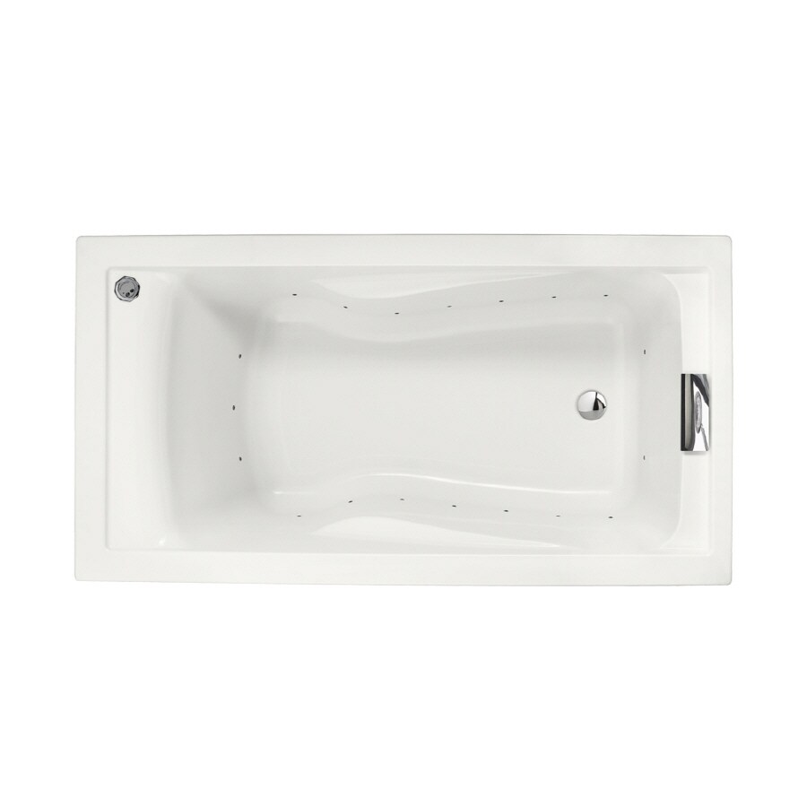 American Standard Evolution 60-in L x 32-in W x 21.5-in H White ...