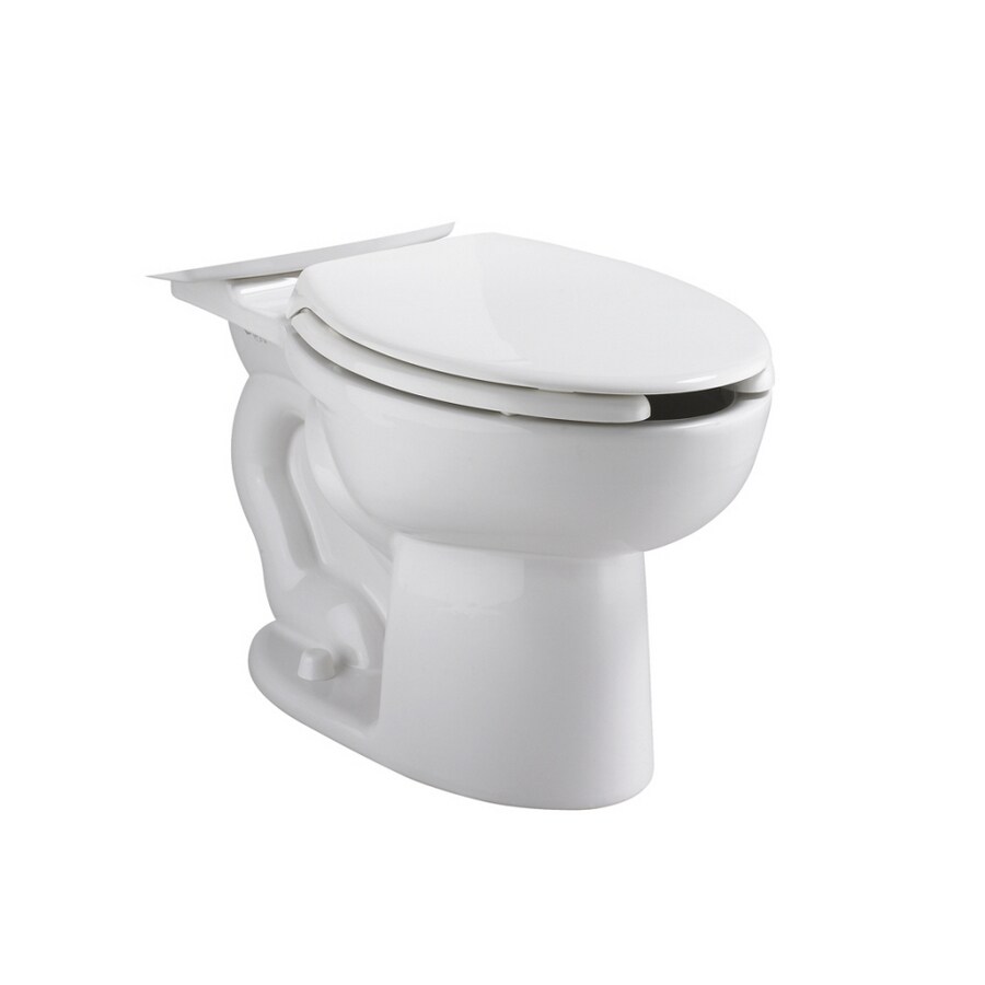 American Standard Cadet White Elongated Toilet Bowl at Lowes.com