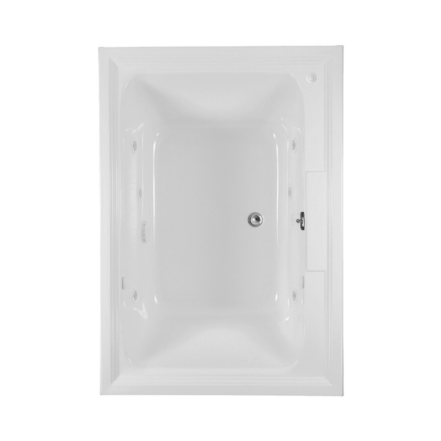 American Standard Town Square 60-in White Acrylic Drop-In Whirlpool Tub ...