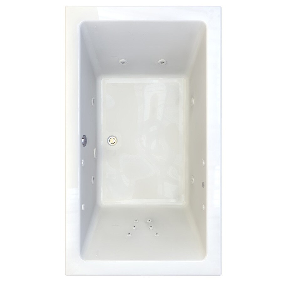 American Standard Studio 72-in L x 42-in W x 22.5-in H White ...