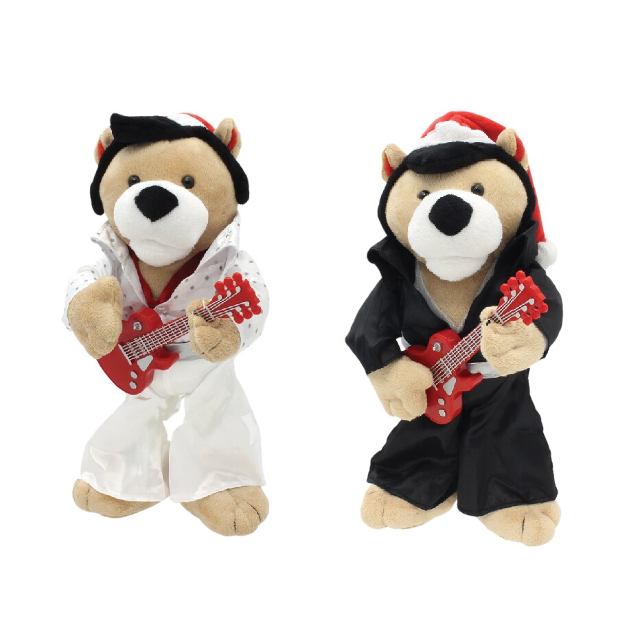 Holiday Living Animatronic Musical Elvis Bear Freestanding at Lowes.com