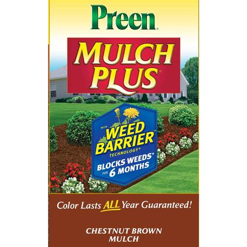 Preen 2-cu ft Chestnut Brown Mulch Plus Weed Control in the Bagged ...