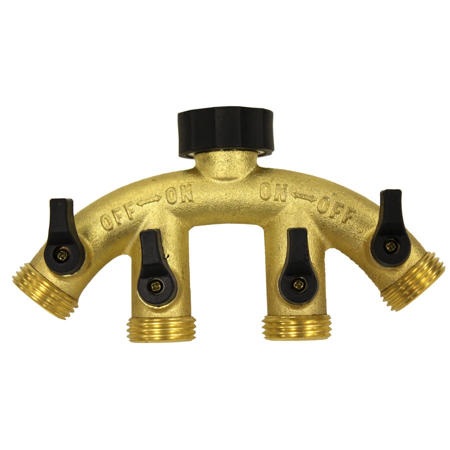 Gilmour Brass 4-Way Restricted-Flow Water Shut-Off at Lowes.com