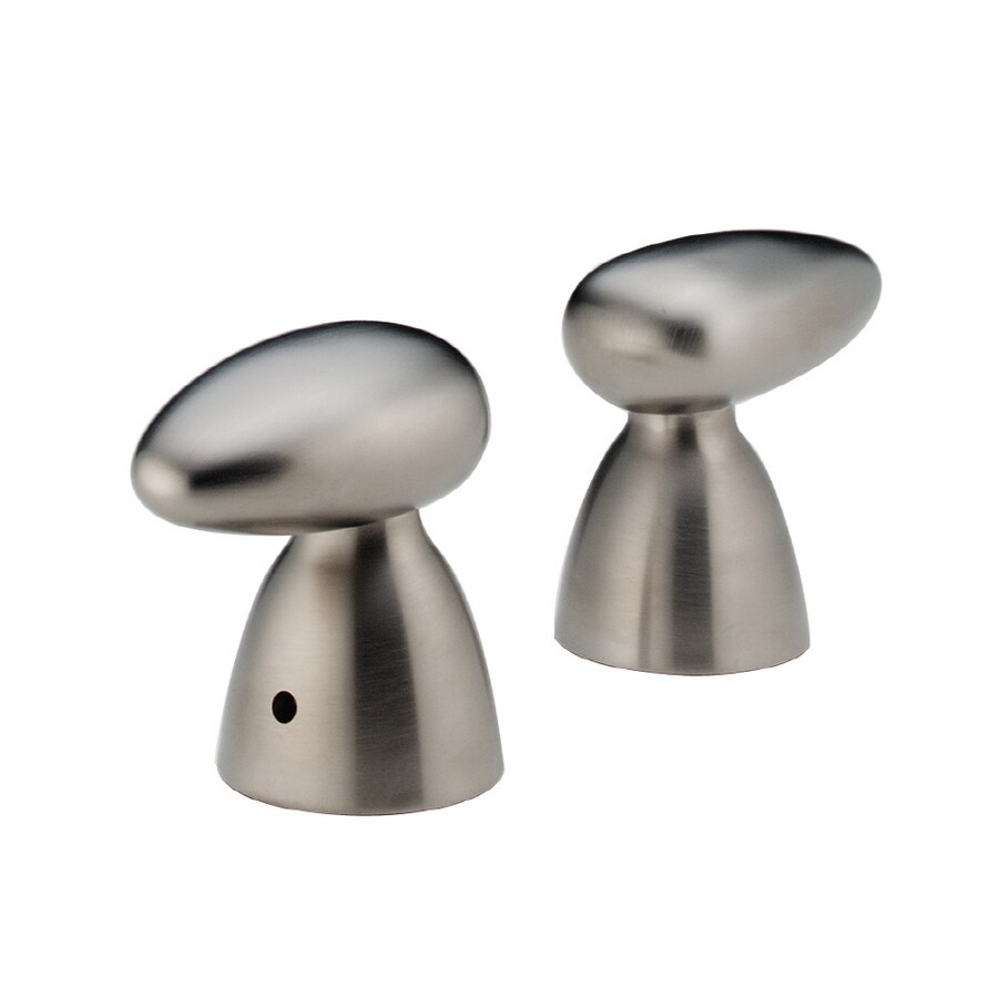Delta Michael Graves Collection Stainless Glass Lever Handle at Lowes.com