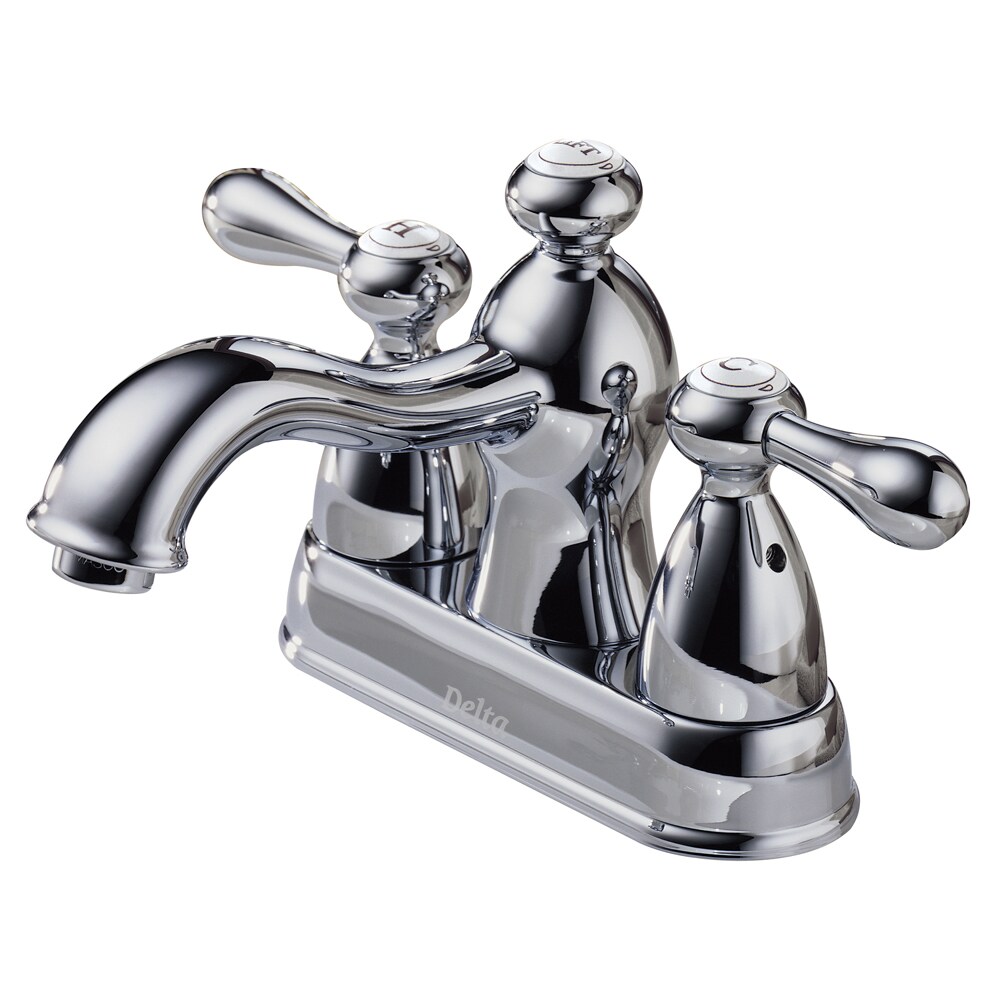 DeltaÂ® Double Handle Coventry Lavatory Faucet With Pop-Up in the Rugs ...