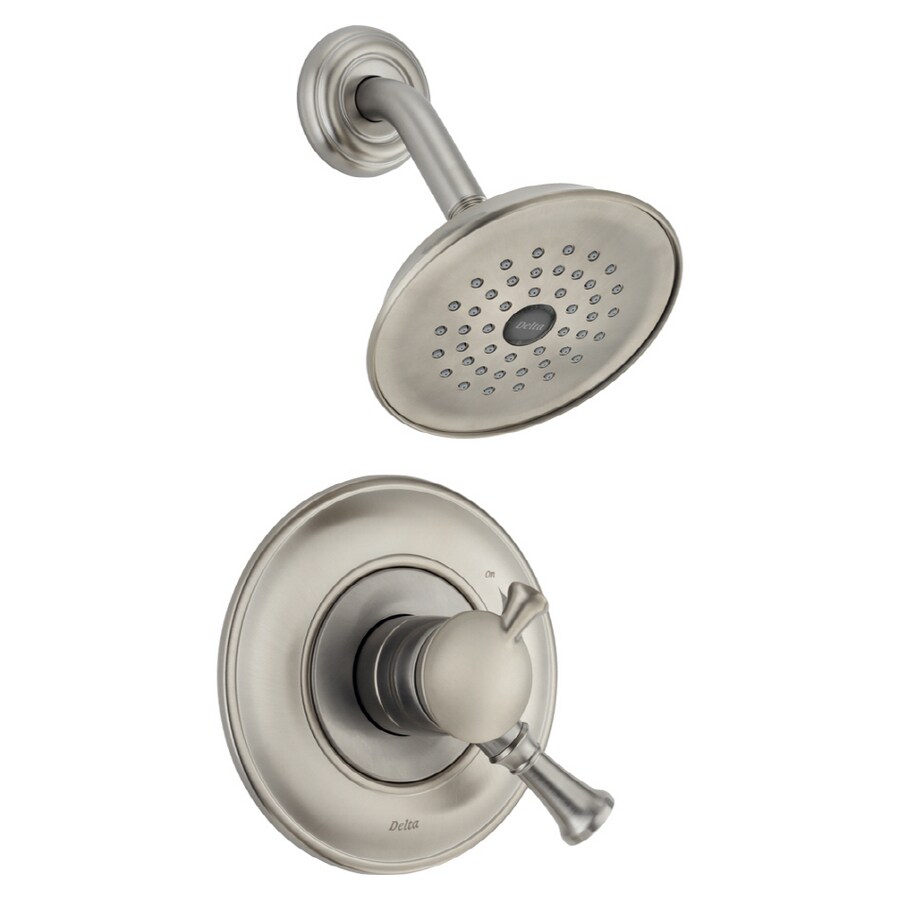 Delta Lockwood Stainless 1-Handle Shower Faucet with Single Function ...