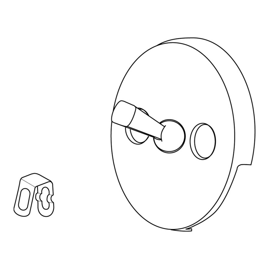 Delta Triplever Face Plate with Screws at Lowes.com