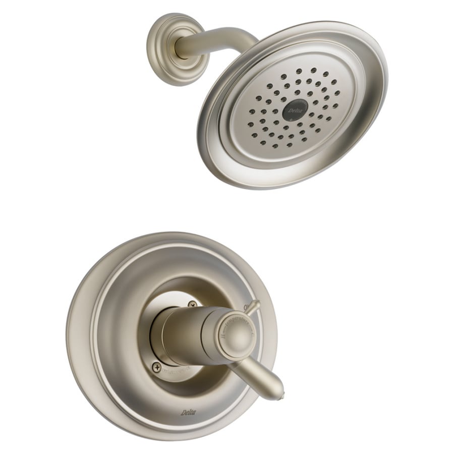 Delta Innovations Pearl Nickel Single Handle Shower Faucet at Lowes.com