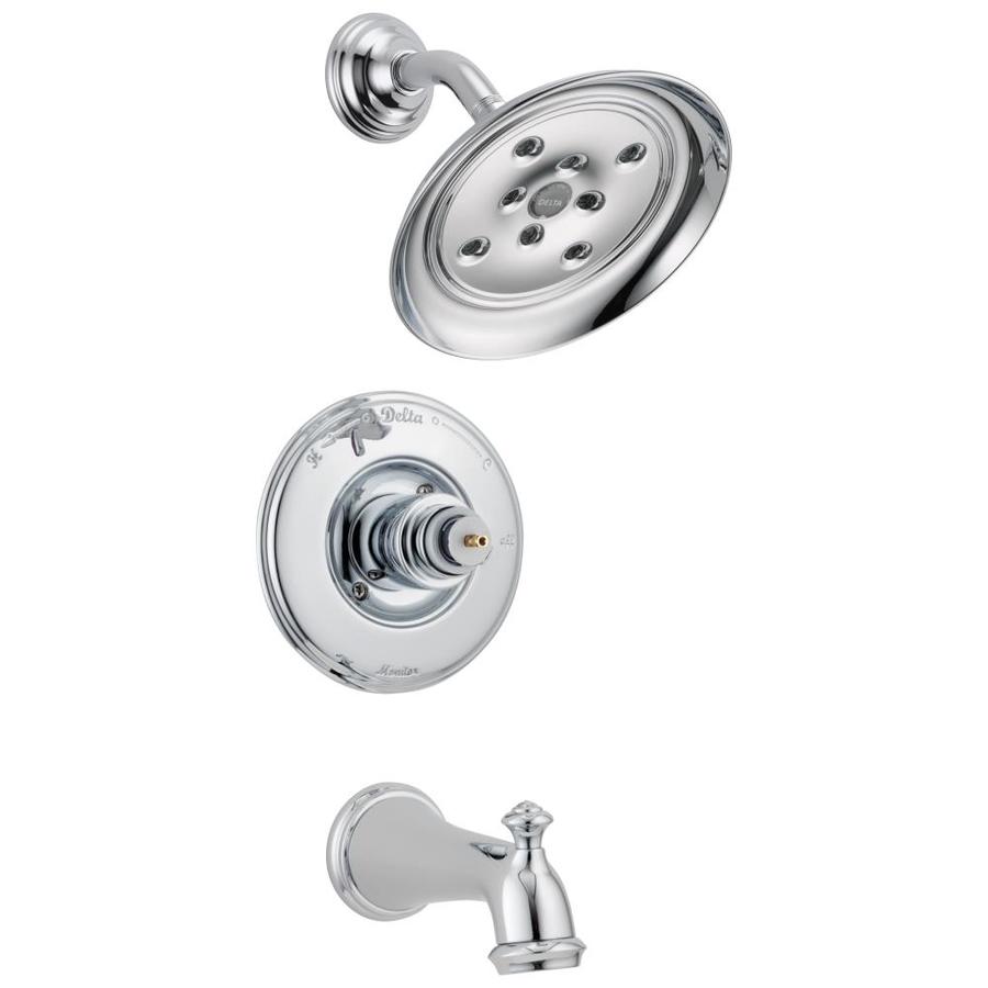 Delta Victorian Chrome 1-Handle Bathtub and Shower Faucet at Lowes.com