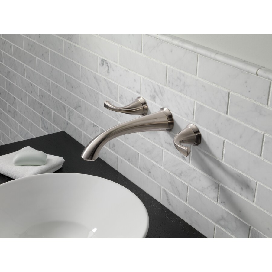 Delta Addison Stainless Widespread 2-Handle WaterSense Bathroom Sink ...