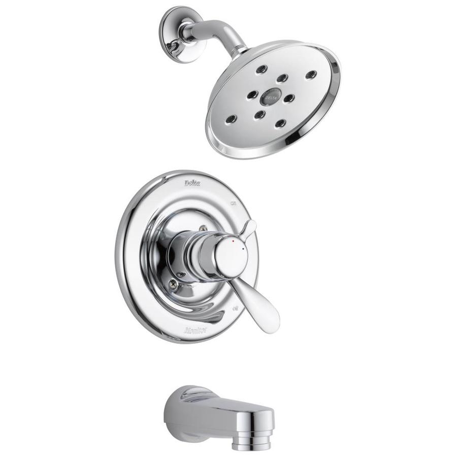 Delta Classic Chrome 1-Handle Bathtub and Shower Faucet at Lowes.com
