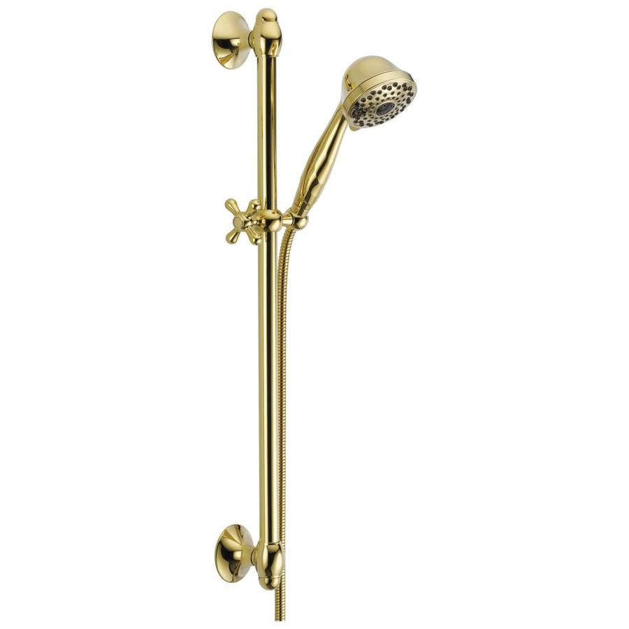 Delta Polished Brass 7-Spray Handheld Shower at Lowes.com