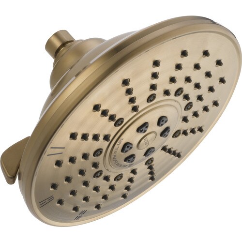Delta Champagne Bronze 3-Spray Rain Shower Head at Lowes.com