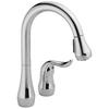 Peerless Apex Chrome 1-Handle Deck Mount Pull-Down Kitchen Faucet at ...