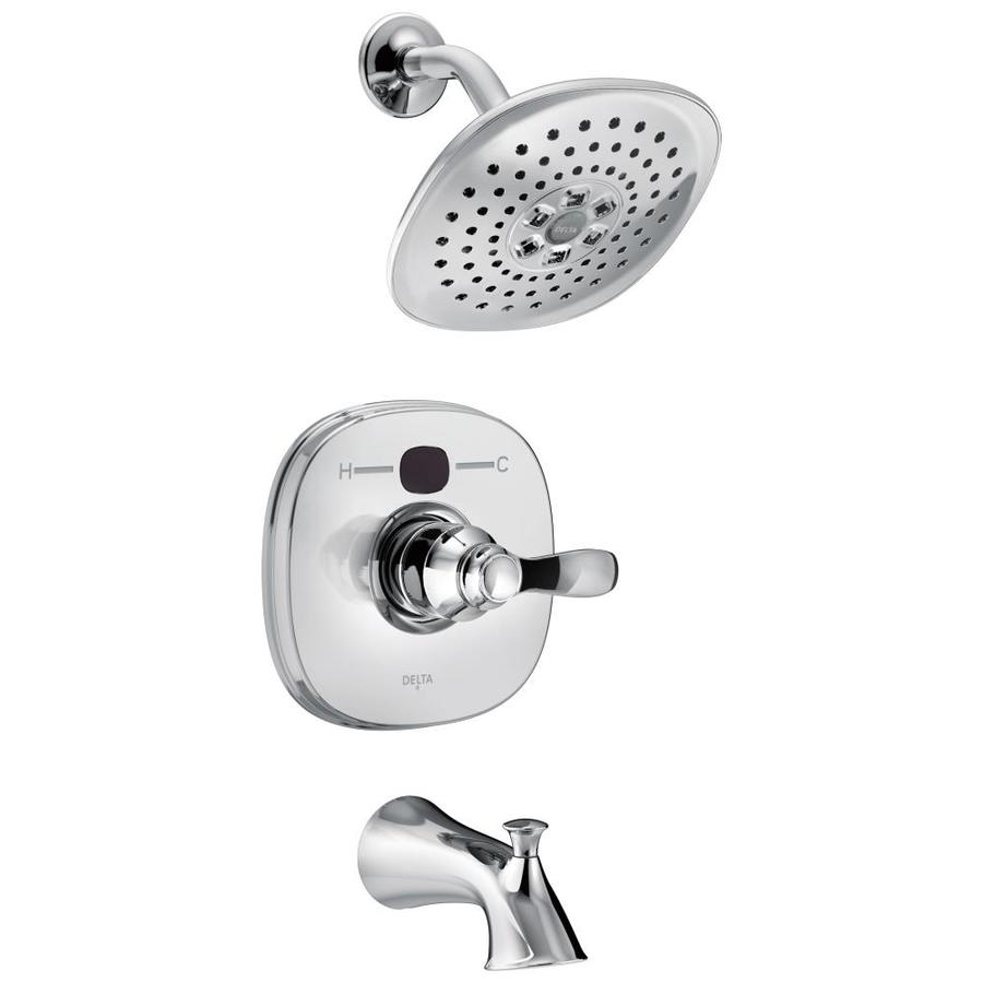 Delta Chrome 1-Handle Bathtub and Shower Faucet in the Shower Faucets ...