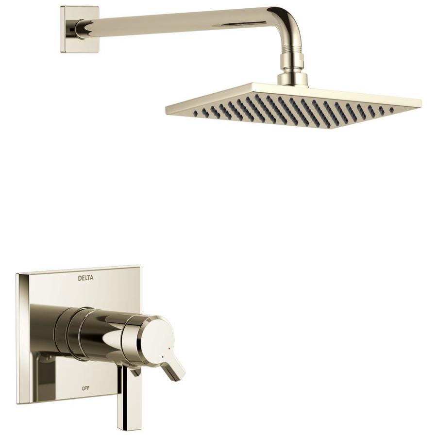 Delta Pivotal Polished Nickel 1-handle Shower Faucet at Lowes.com