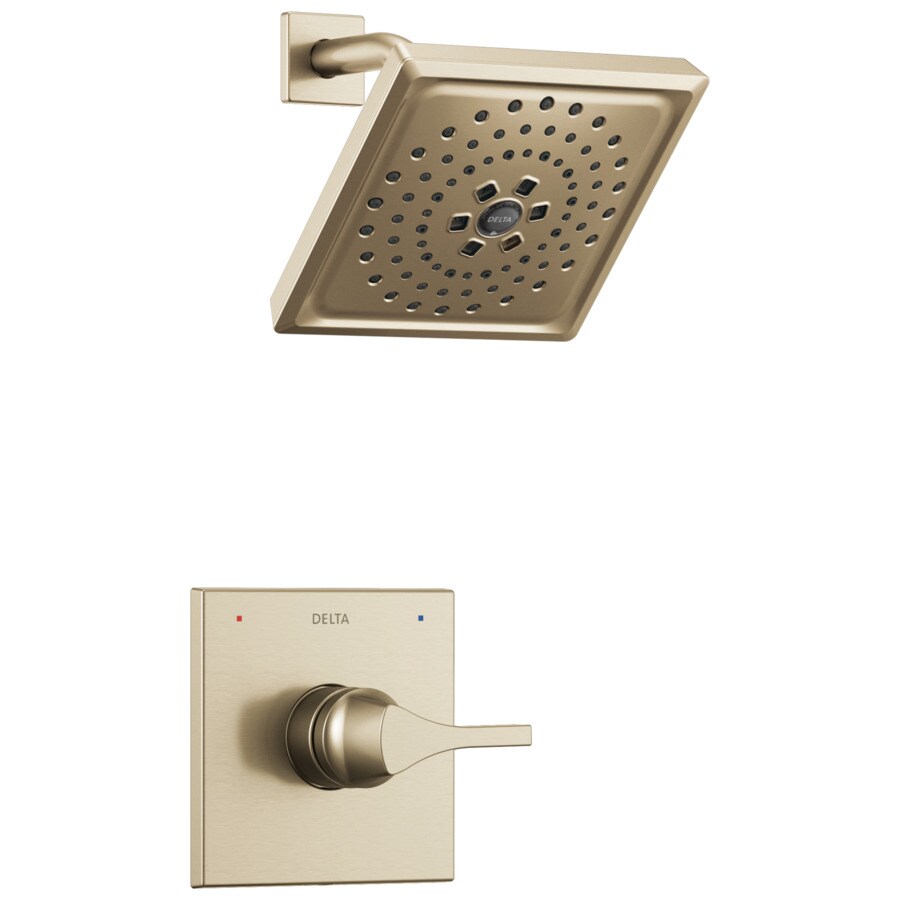 Delta Zura Champagne Bronze 1-handle Shower Faucet at Lowes.com