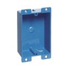 CARLON 1-Gang Blue Plastic Interior Old Work Shallow Switch/Outlet Wall ...