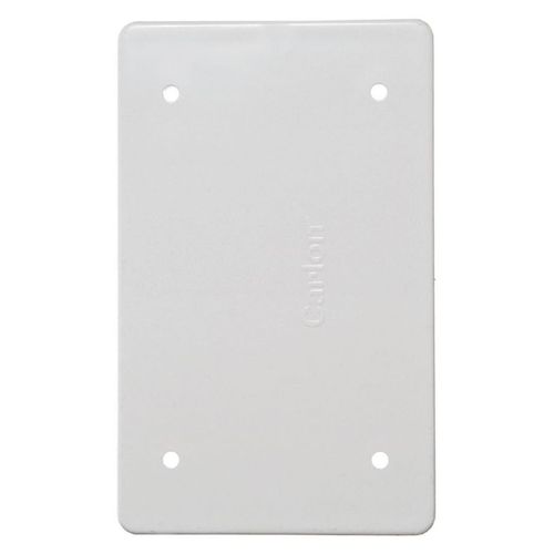 CARLON 1-Gang Rectangle Plastic Weatherproof Electrical Box Cover at ...
