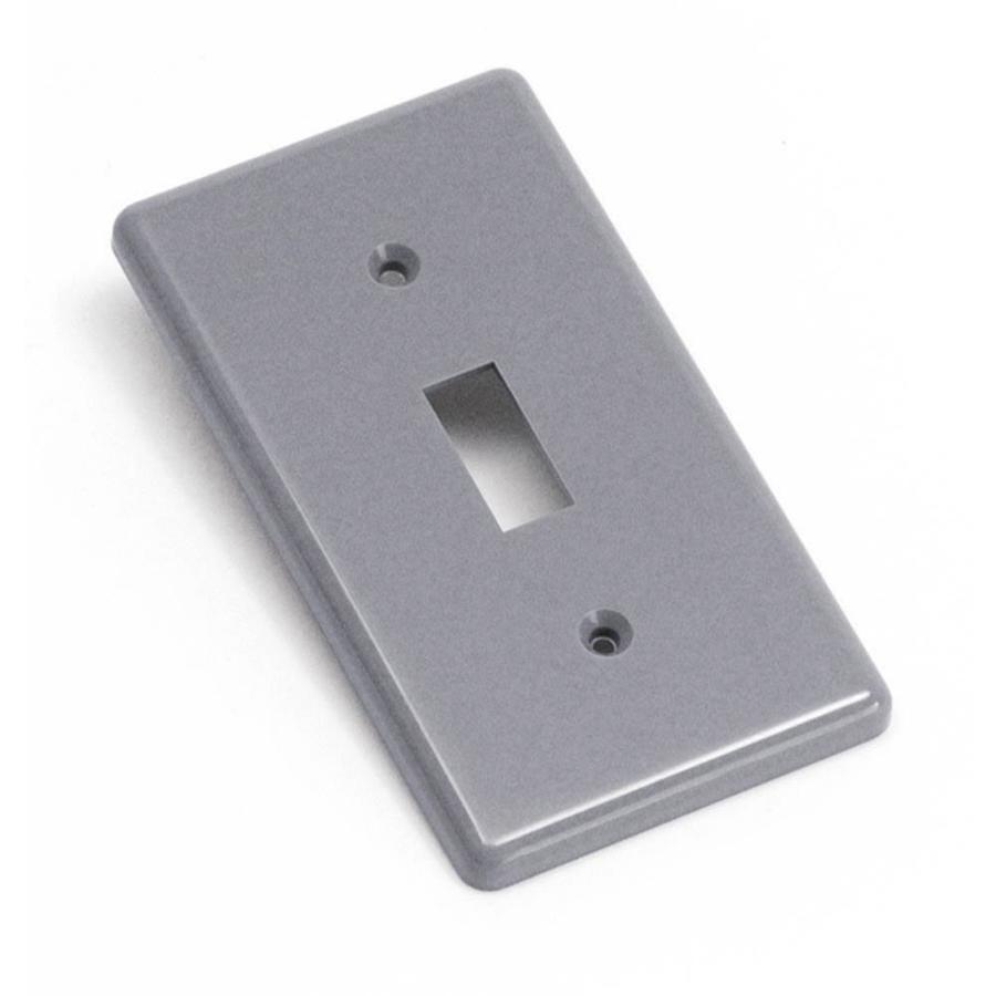 CARLON 1-Gang Rectangle Plastic Electrical Box Cover at Lowes.com